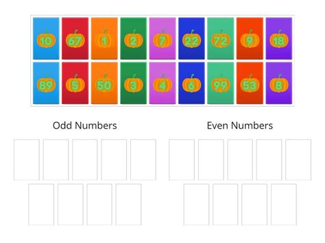 Grade 2 Odd Even Sort Group Sort
