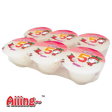 Aiiing Fruit Pudding Cups Aiiing Pudding Cups Lychee Flavour Pudding