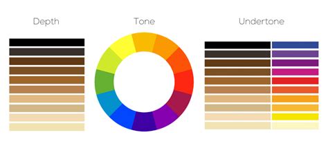 Hair Color Chart Skin Tone With Skin Tone Chart Skin Tones Are Divided