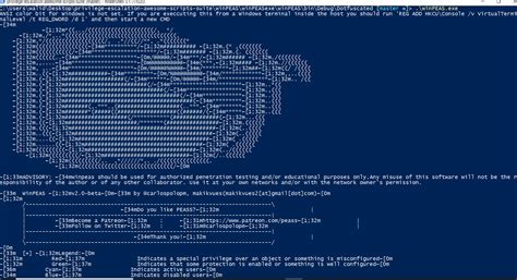 Colors Dont Display In Powershell · Issue 165 · Peass Ngpeass Ng