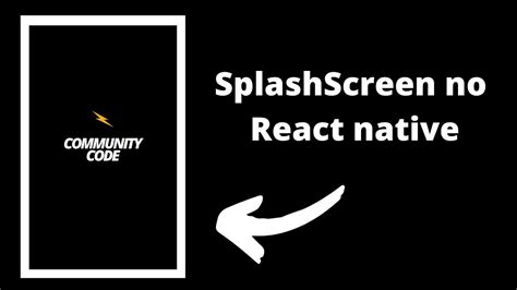 Como Criar Uma Splashscreen No React Native Youtube