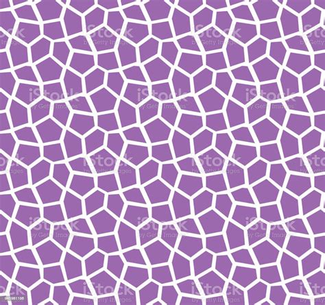 Seamless Vector Mosaic Pattern Irregular Cells Background Voronoi