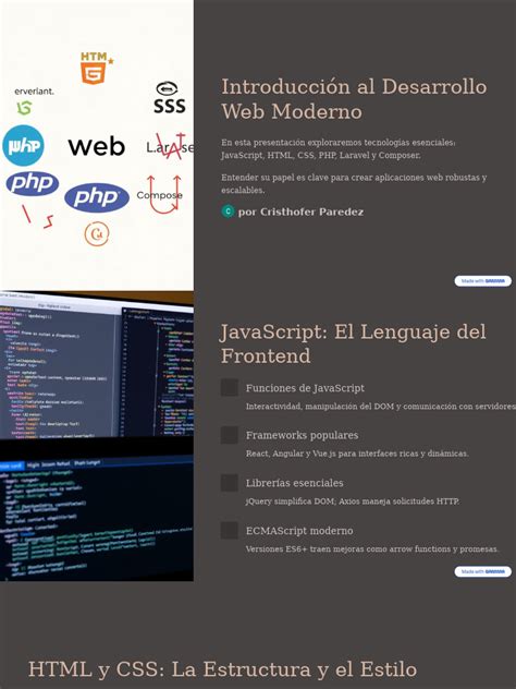 Introduccion Al Desarrollo Web Moderno Pdf Script Java Software