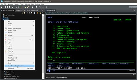 Rational Developer For Ibm I Screen Emulator Nick Litten Ibm I As400 Iseries Software Developer