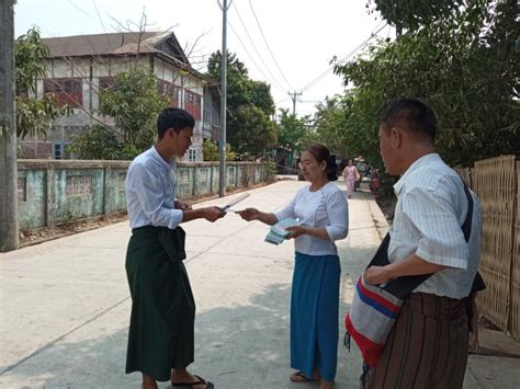 တောင်ကုတ်မြို့၌ ၇၈ နှစ်မြောက် တပ်မတော်နေ့အထိမ်းအမှတ် သတင်းစကားလက်ကမ်း စာစောင်များဖြန့်ဝေ