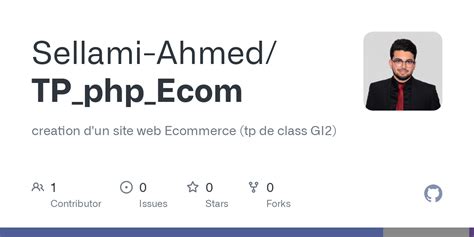 Github Sellami Ahmedtpphpecom Creation Dun Site Web Ecommerce Tp De Class Gi2