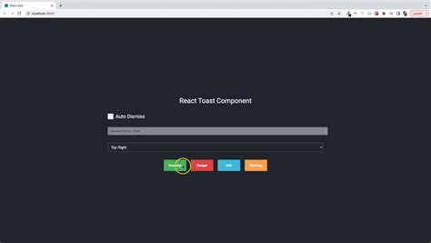Github Uzochukwueddie React Toast