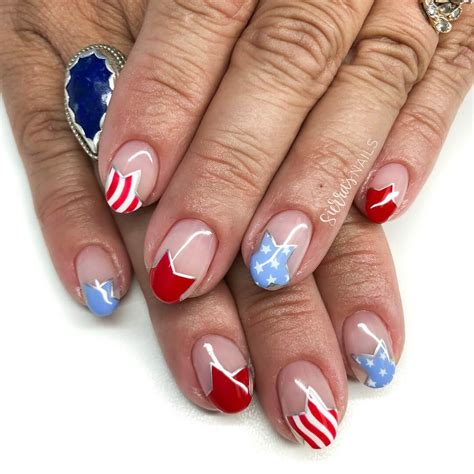31 Cute Easy 4th Of July Nails Sparkling Boy Ideas