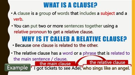 Restrictive And Nonrestrictive Relative Clauses Clt Communicative Language Teaching Resources