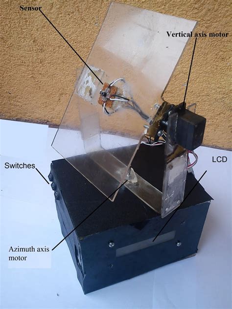 My Projects Prototype Of Pic Based Automatic Solar Tracking System