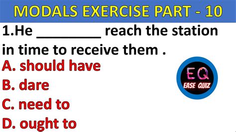 Modals Quiz English Grammar Test Modals Test Quiz For Exam Competition