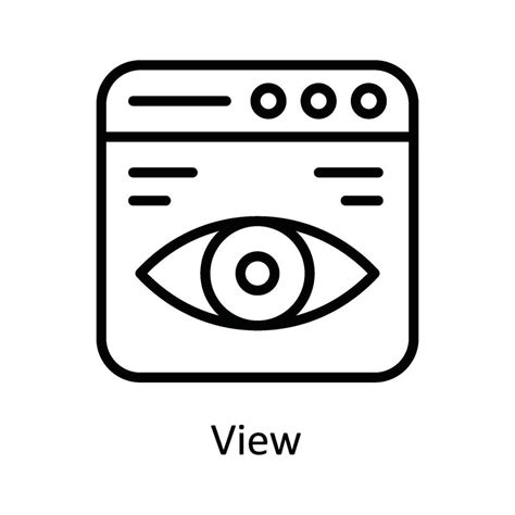 View Vector Outline Icon Design Illustration Cyber Security Symbol On White Background Eps 10