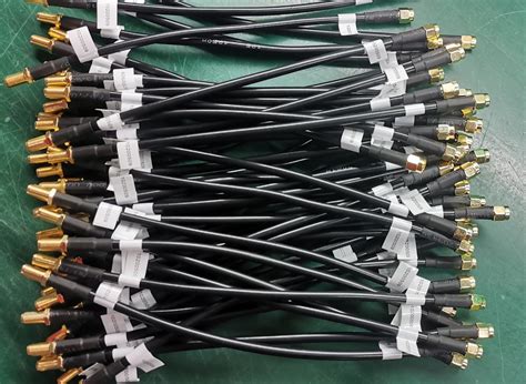 Custom Made SMA Female To SMA Male RF Coaxial Cable Assembly Connector And USB Connector