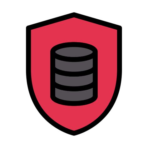 Database Vector Stall Lineal Color Icon