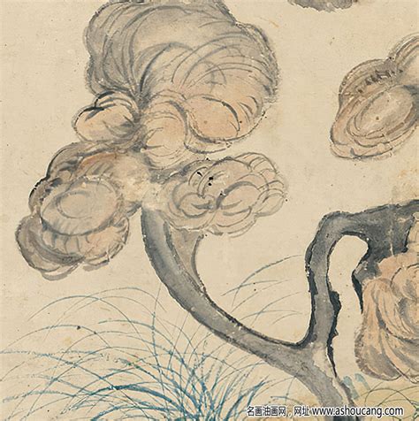 恽寿平作品 瑶圃仙芝 高清大图下载 名画油画网