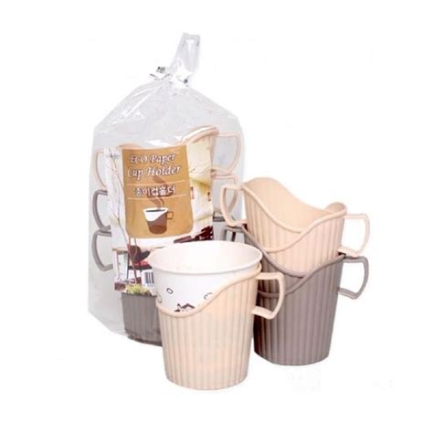 손잡이 종이컵 홀더 6개입 1p 일회용컵 손님 컵받침 홈플러스 택배배송