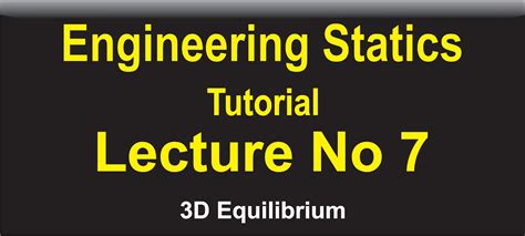 Engineering Statics Tutorial