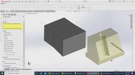 24 Import Slider Block Mould03 Solidworks Youtube