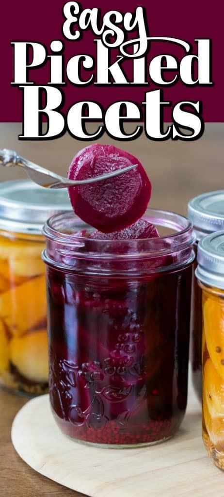 Easy Pickled Beets Recipe Noshing With The Nolands