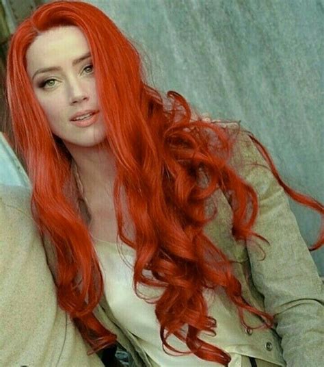 Amber Heard Magenta Red Hair Red Wigs Red Hair Color