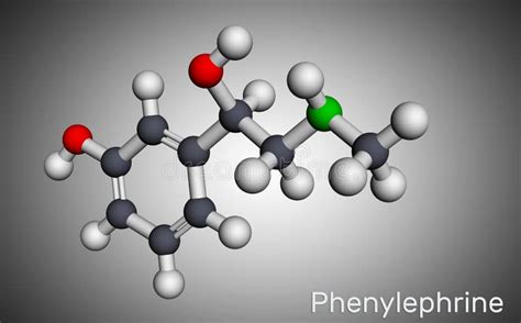 Phenylephrine Structure Stock Illustrations 16 Phenylephrine