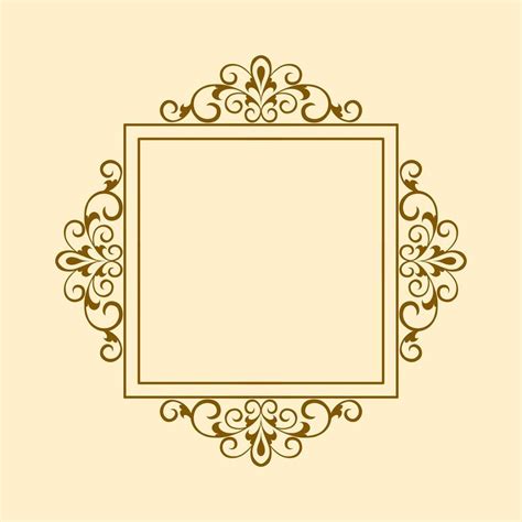 Ornate Vintage Frame And Scroll Element 51122803 Vector Art At Vecteezy