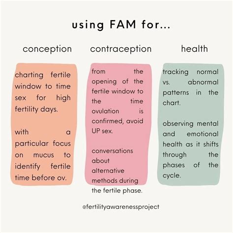 Ovulation Method Chart
