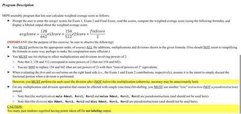 Solved You Are To Use Mars To Work On And Test A Small Mips