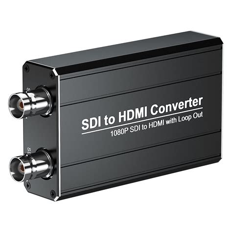 Buy UCYTYON P SDI To HDMI Converter With SDI Loop Out Compatible With G SDI HD SDI SD SDI