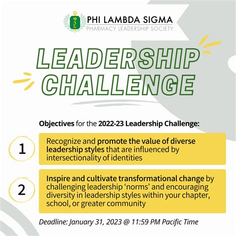 Now Live 2022 2023 Pls Leadership Challenge Phi Lambda Sigma