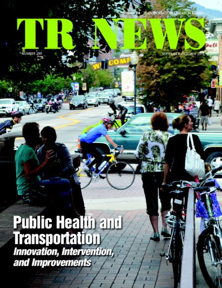 Calendar Tr News September October 2015 Public Health And Transportation Innovation