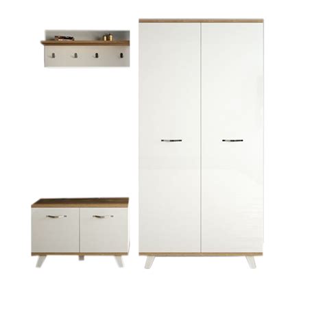 Set Cuier Pentru Hol 3 Piese Poli Modella Albstejar Natur 70 X 180 X