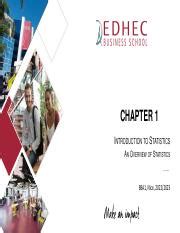 Chapter 1 1 Introduction To Statistics An Overview Of Statistics Pdf CHAPTER 1 INTRODUCTION