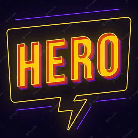 영웅 빈티지 3d 네온 불빛 글자 레트로 굵은 글꼴 서체 팝 아트 양식된 텍스트입니다 올드 스쿨 스타일의 편지 90년대 80년대 만화 포스터 배너 티셔츠