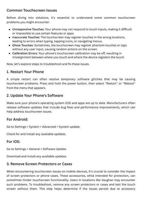 PPT How To Fix Touchscreen Issues And Calibration Problems On Phones PowerPoint Presentation