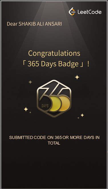 leetcode milestone 365daysofcoding problemsolving