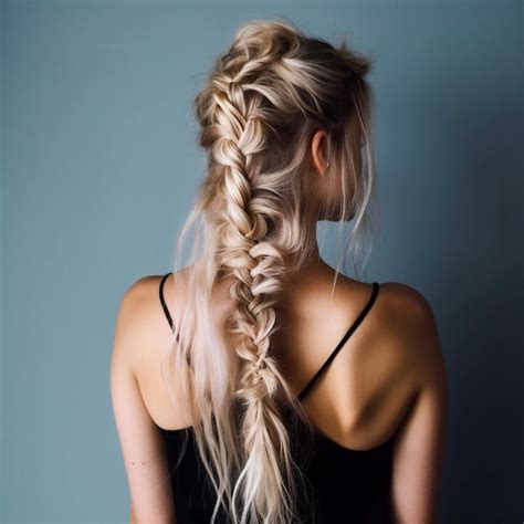 Premium Ai Image Photo Of The Messy Braid