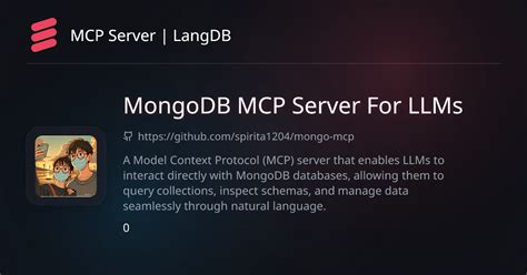 Mongodb Mcp Server For Llms Langdb