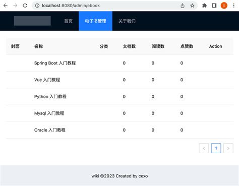 Spring Boot Vue3 前后端分离 实战 Wiki 知识库系统＜五＞ 电子书管理功能开发前后端分离 控制按钮显示 Csdn博客