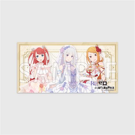 Re제로부터 시작하는 이세계 생활 데스크매트 웨딩 Ver