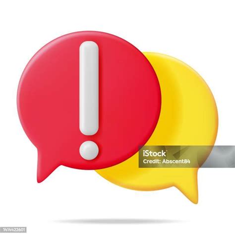 흰색 라운드 핀의 3d 빨간색 느낌표 3차원 형태에 대한 스톡 벡터 아트 및 기타 이미지 3차원 형태 함성 긴급 개념 Istock