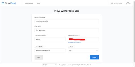 Instalasi Cloudpanel Di Nat Vps Natvps Id