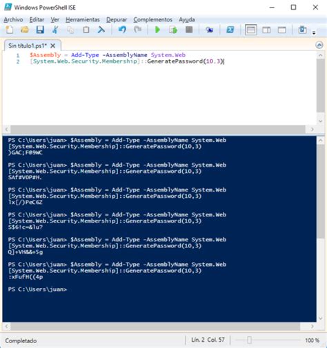 Generate Complex Password Operating Systems Scripting Powershell