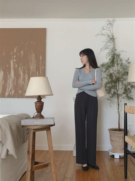 체리코코 Made Crko 치즈 밴딩 슬랙스하객룩 출근룩