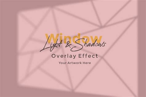 Window Shadow Overlay Effect Mockup Graphic By Microstock · Creative