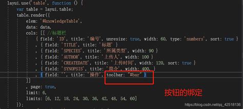 Layui表格table列中操作按钮编辑、删除layui操作列按钮实现 Csdn博客