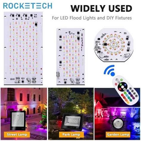 custom led linear board rgb dob 50w 100w led flood light high voltage board ac220v led module