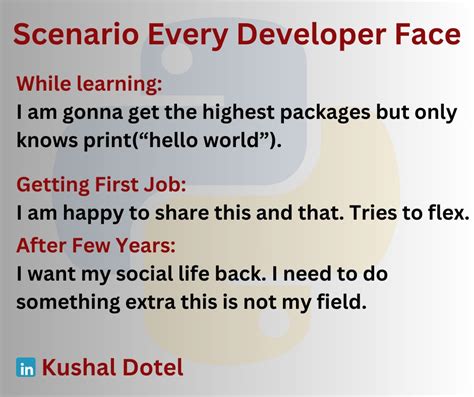 Kushal Dotel On Linkedin Fun Developer Developerlife Learningeveryday