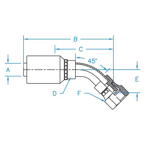 JIC Female Bent Tube Swivel FJX JJ Kurt Hydraulics