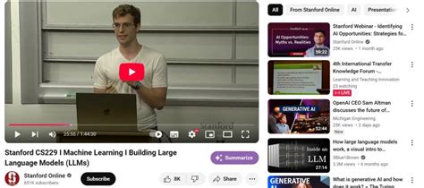 Machinelearning Llms Stanfordcs229 Ai Learning Deeplearning